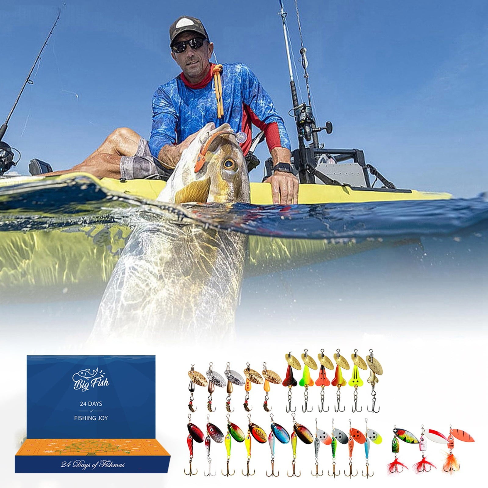 Sea Turtle Kitchen Timer Christmas Fishhook Advent Calendar 2024 New 24 ...