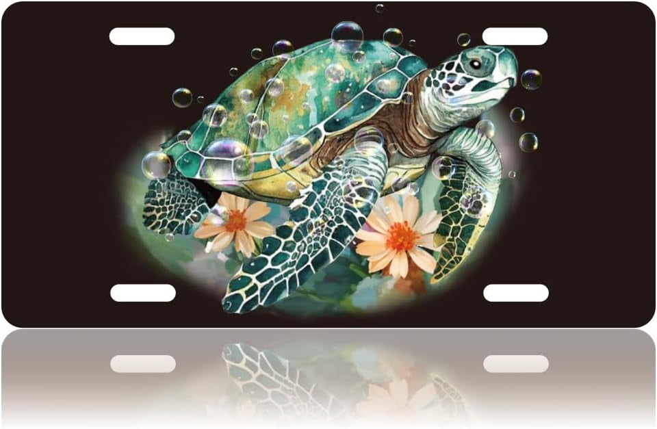Sea Turtle License Plate Sea Turtle Front License Plate Covers ...