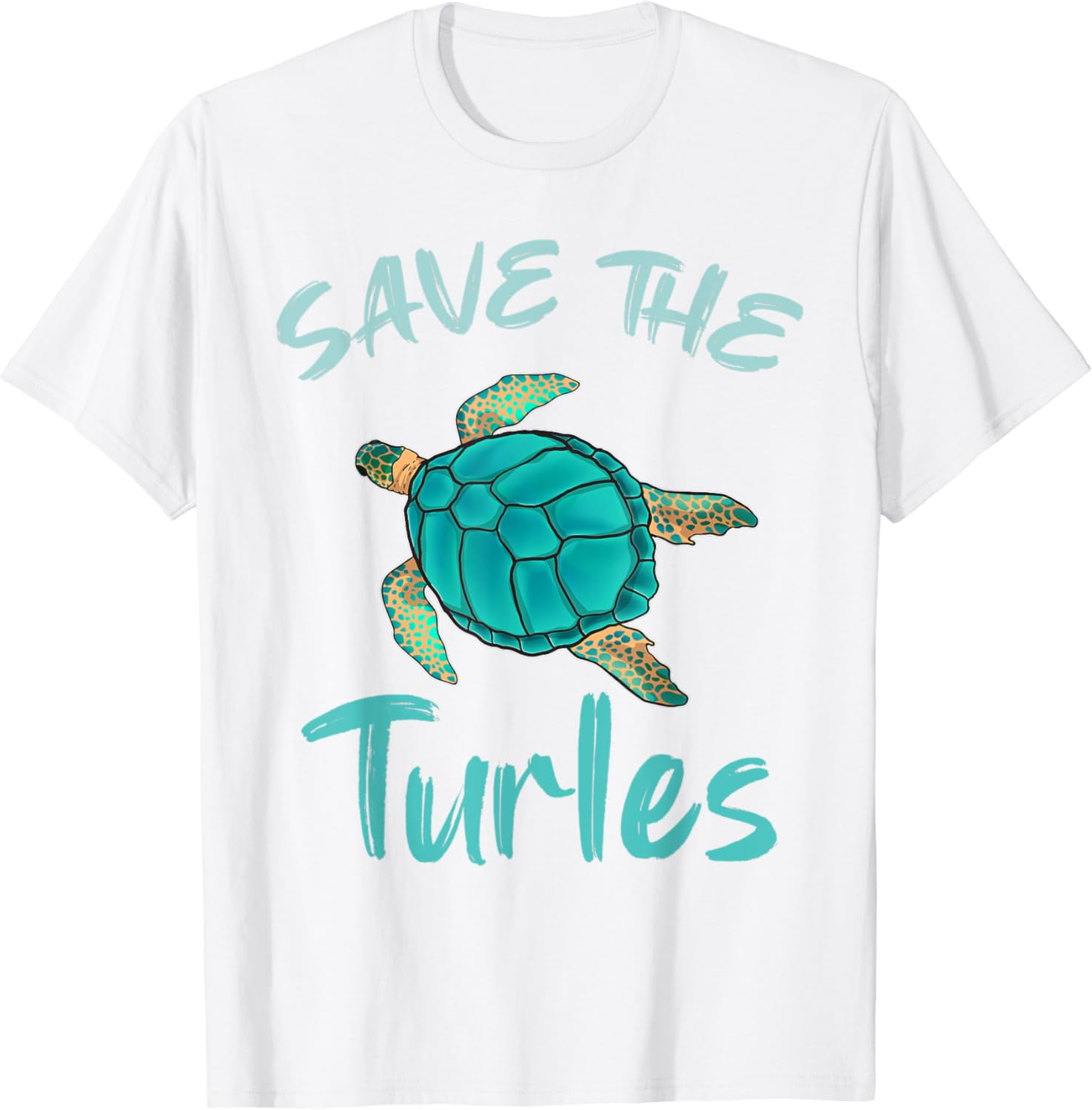 Sea Turtle Lover Animal Rights Activist Save The Turtles T-Shirt ...