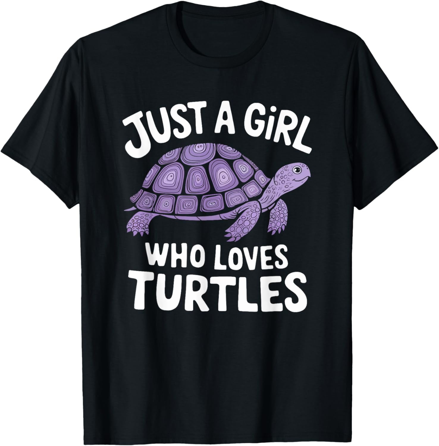 Sea Turtle Lover Just A Girl Who Loves Turtles For Women T-Shirt ...
