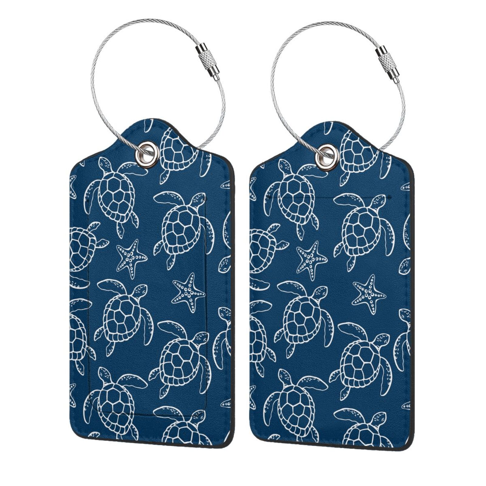 Sea Turtle Luggage Tags for Suitcase Tags Identifiers with Privacy Name ...