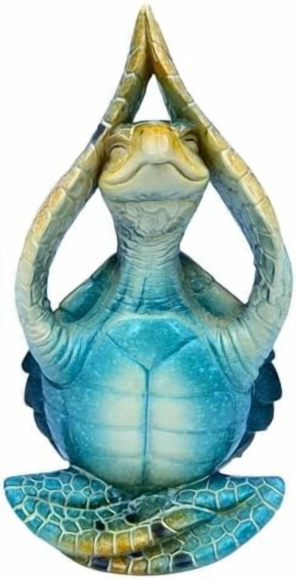 Sea Turtle Meditation Yoga Decor, Garden Figurine Sea Turtle Meditating ...