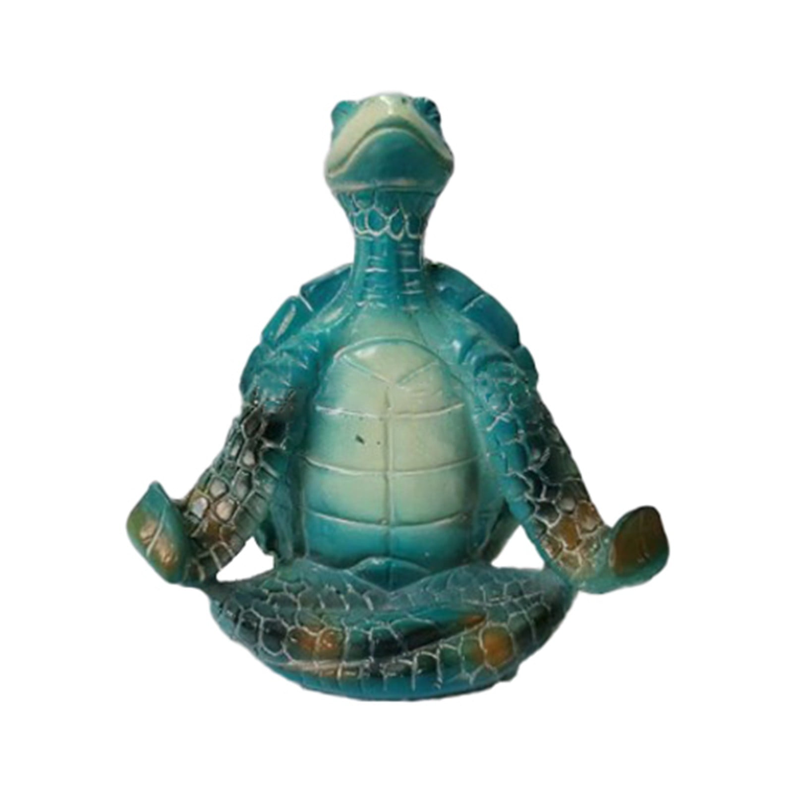 Sea Turtle Meditation Yoga Decor Sea Turtle Meditating Coastal Beach ...