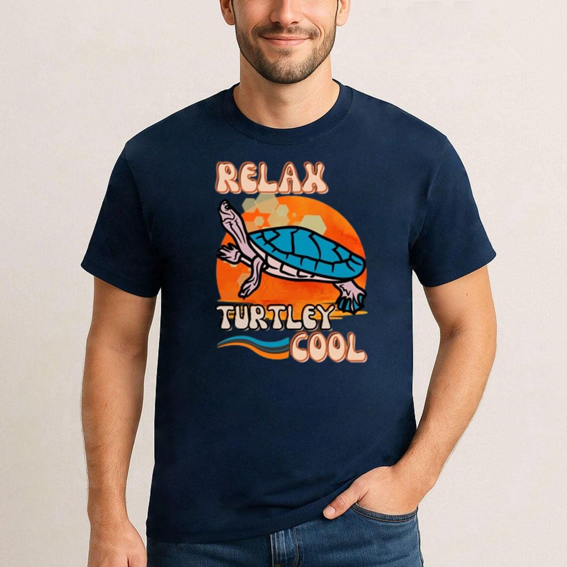 Sea Turtle Mood T-shirt with Chill Attitude and Funny Ocean Energy, for ...