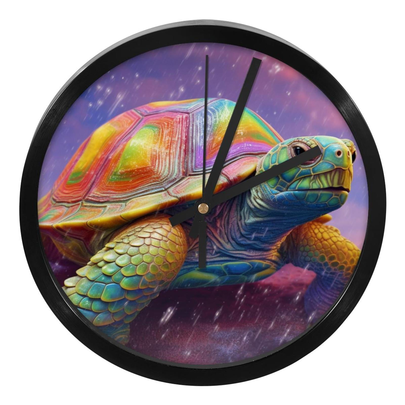 Sea Turtle Mother's Day Gift Wall Clocks for Mom - Precise Quartz ...
