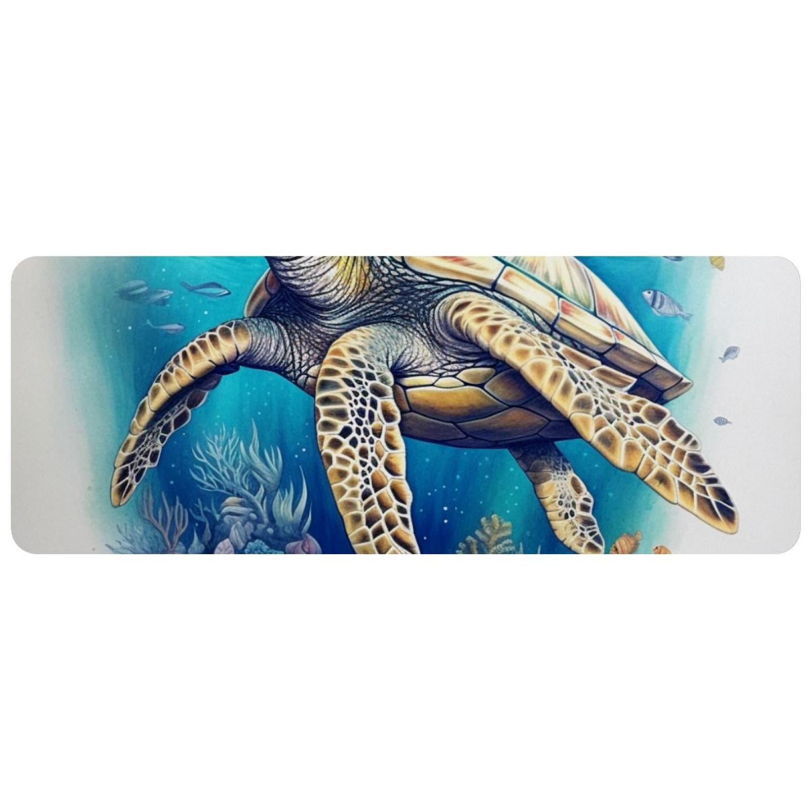Sea Turtle Mouse Pad, Cloth with Rubberized Base - Walmart.com