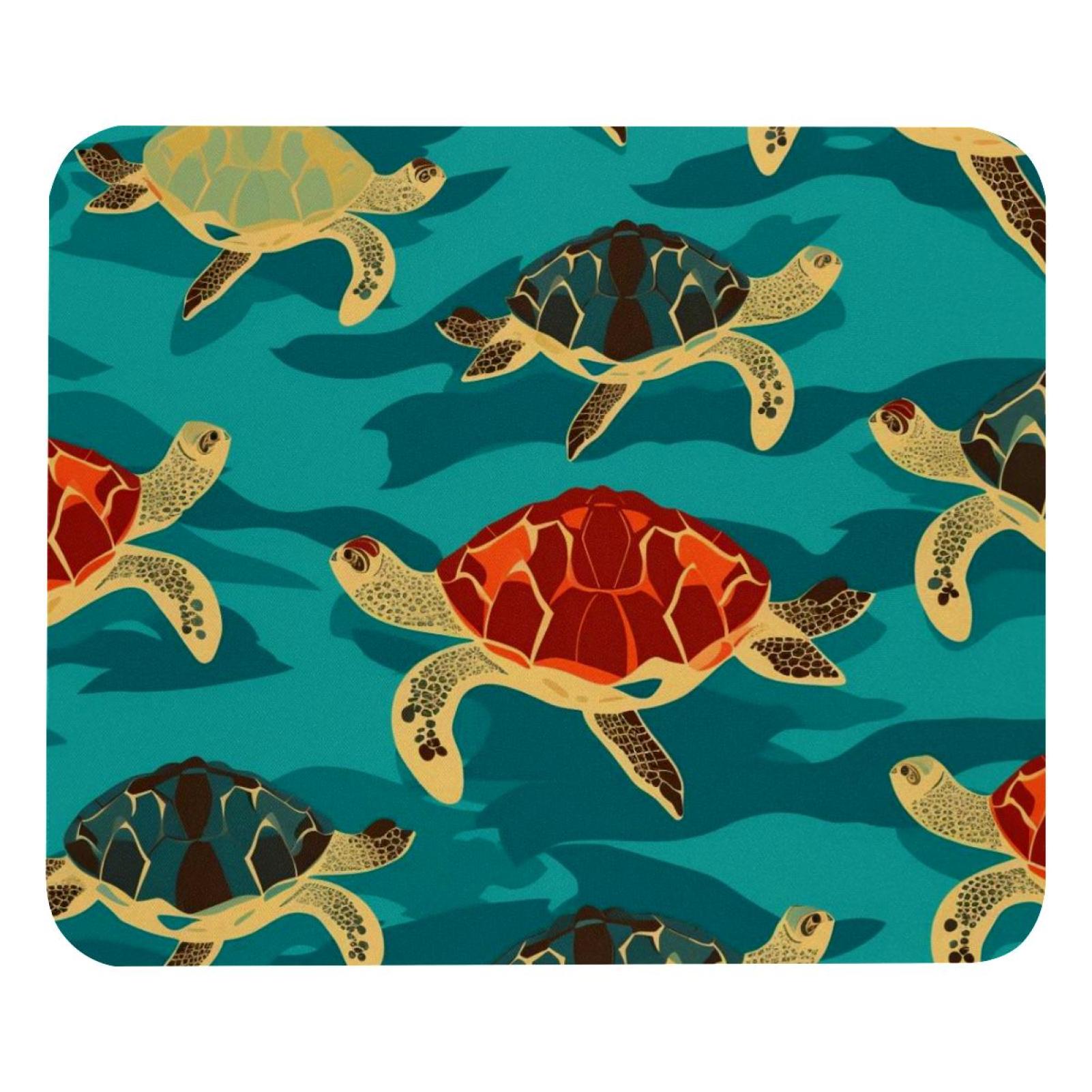 Sea Turtle Mouse Pad, Personality Design Rubber Base for Office Decor ...