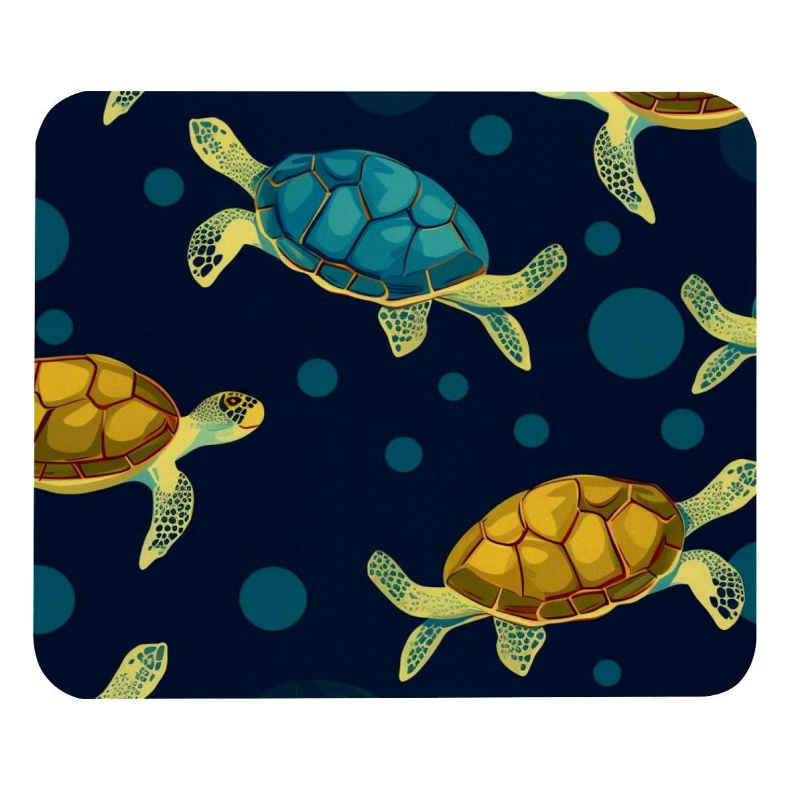 Sea Turtle Mouse Pad, Personality Design Rubber Base for Office Decor ...