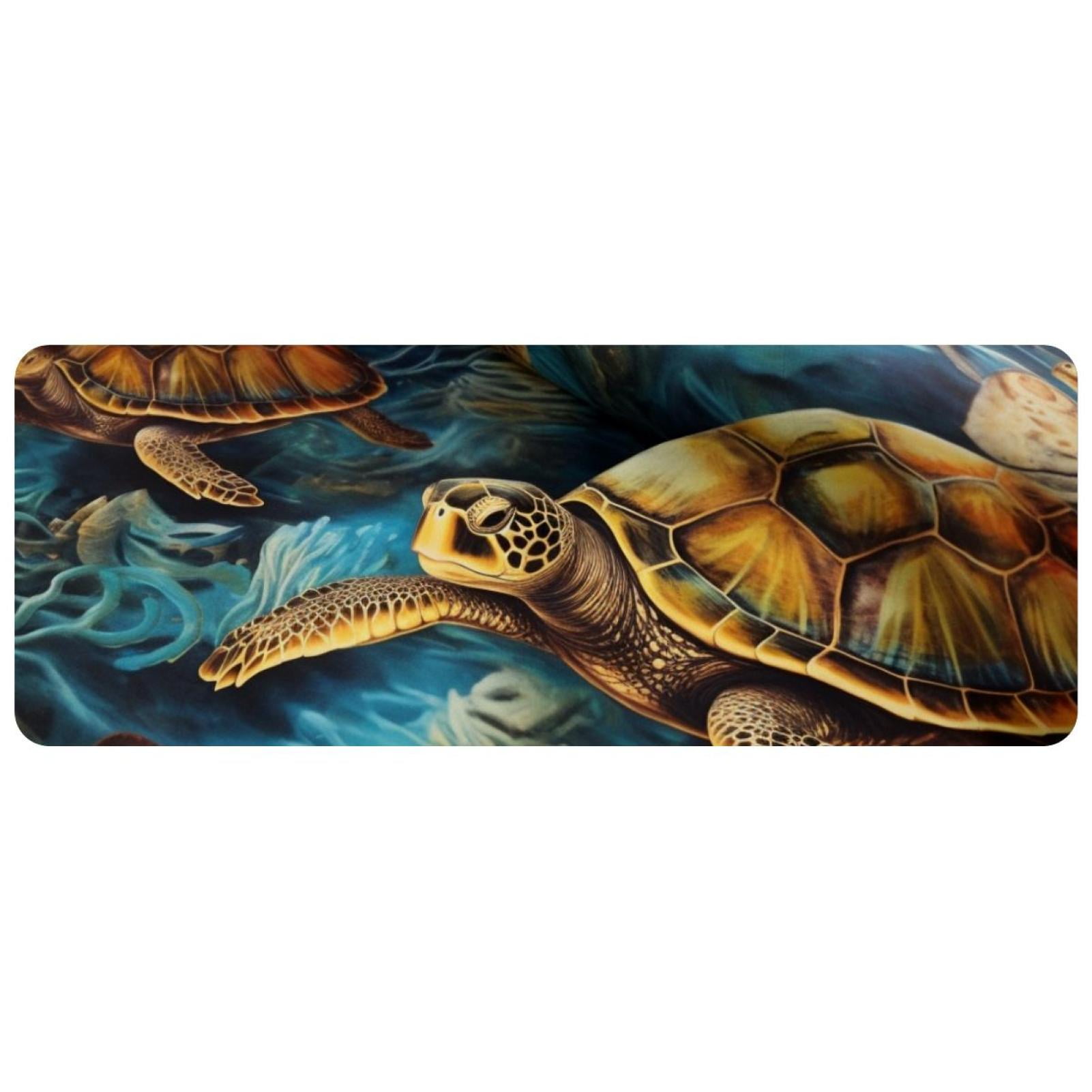 Sea Turtle Mouse Pad, Personality Design Rubber Base for Office Decor ...