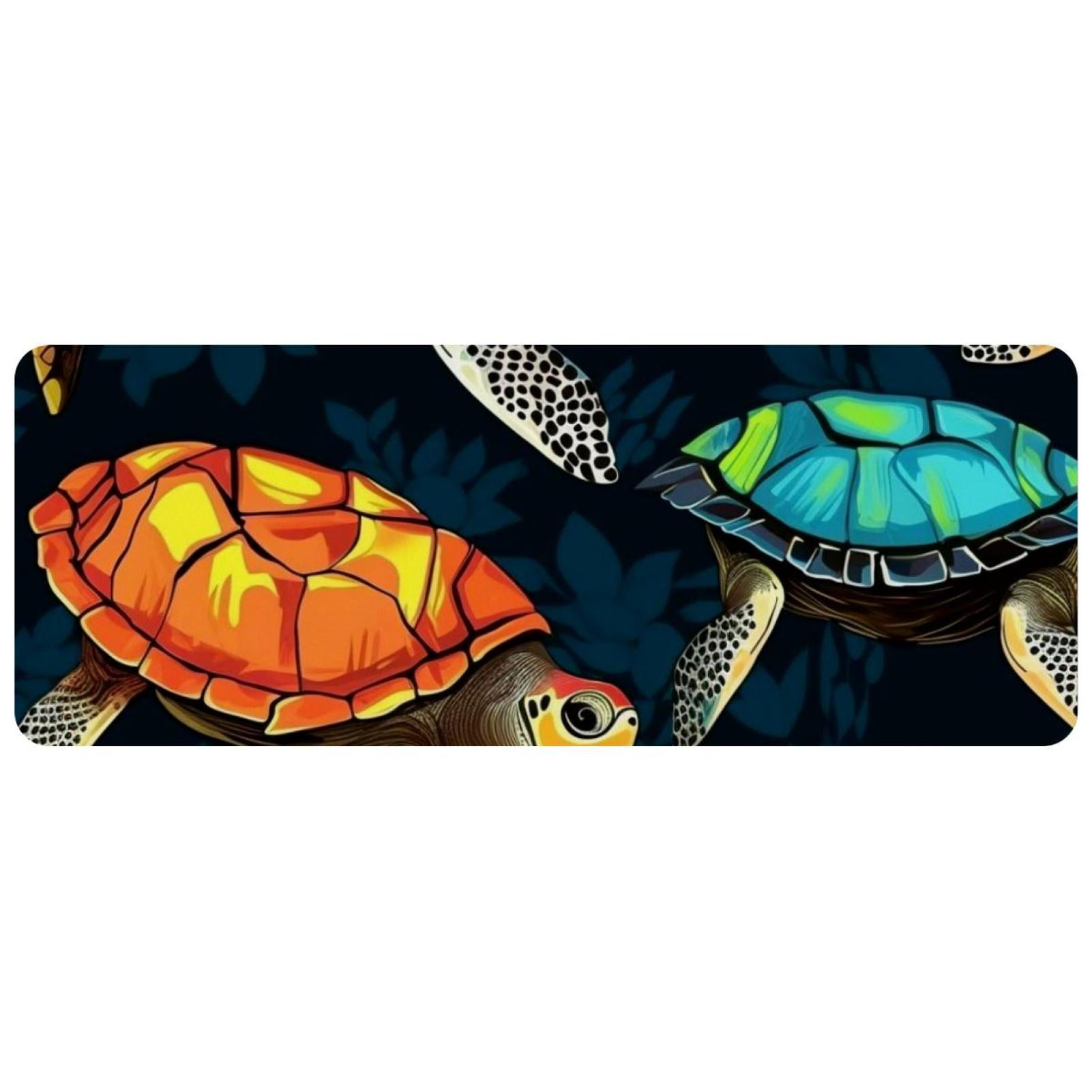 Sea Turtle Mouse Pad, Personality Design Rubber Base for Office Decor ...