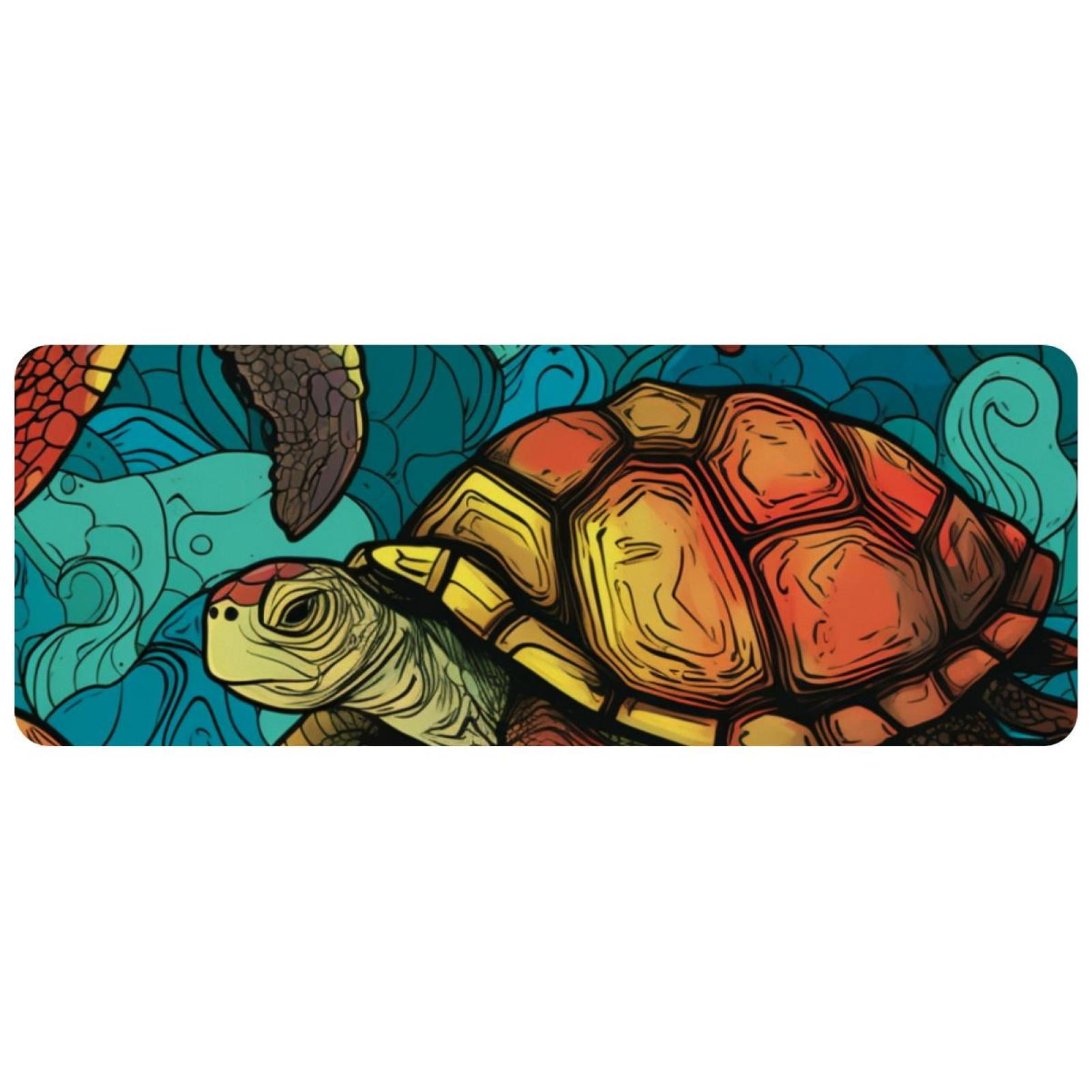 Sea Turtle Mouse Pad, Personality Design Rubber Base for Office Decor ...