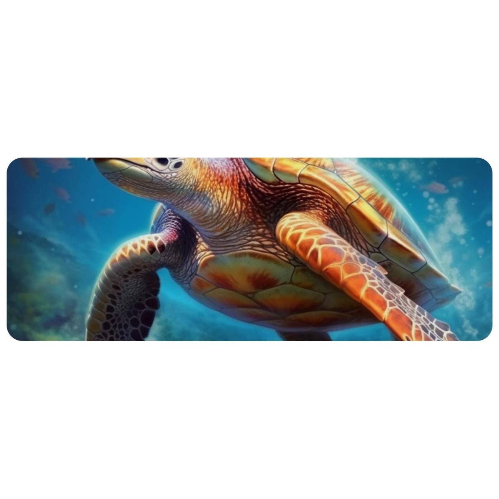 Sea Turtle Mouse Pad, Personality Design Rubber Base for Office Decor ...