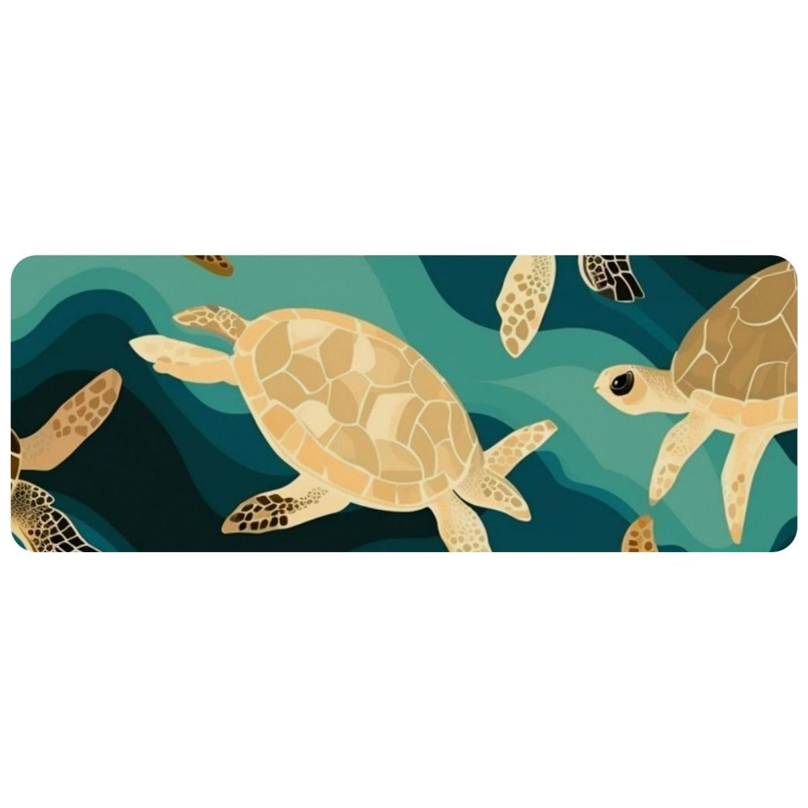 Sea Turtle Mouse Pad, Personality Design Rubber Base for Office Decor ...