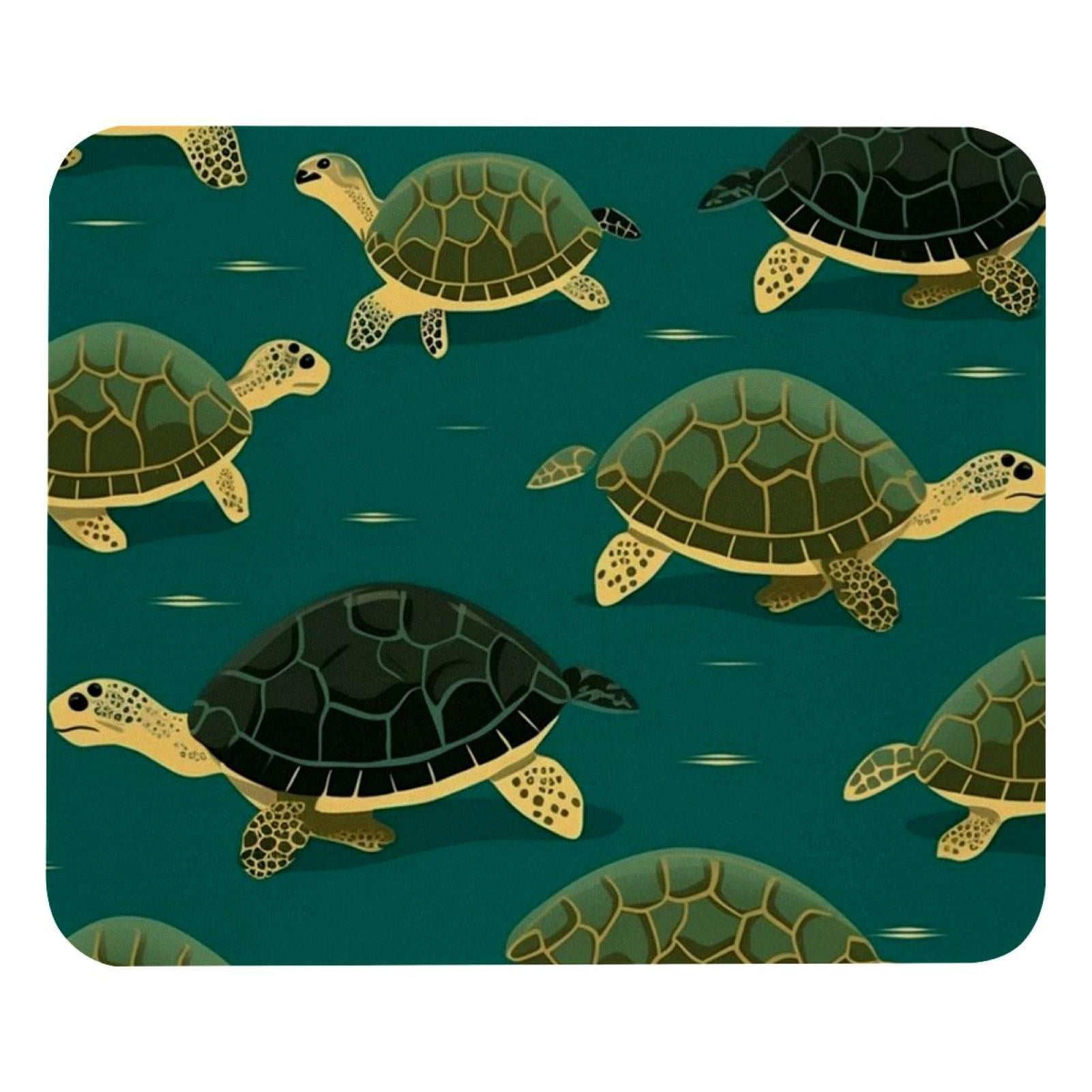 Sea Turtle Mouse Pad, Personality Design Rubber Base for Office Decor ...
