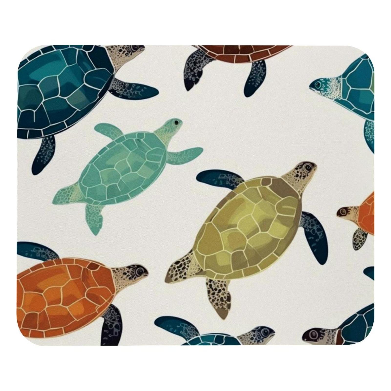 Sea Turtle Mouse Pad, Personality Design Rubber Base for Office Decor ...
