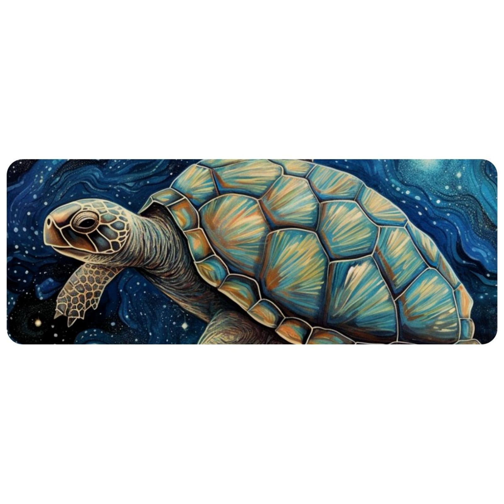 Sea Turtle Mouse Pad, Rubber Base Computer Mouse Pads for Wireless ...
