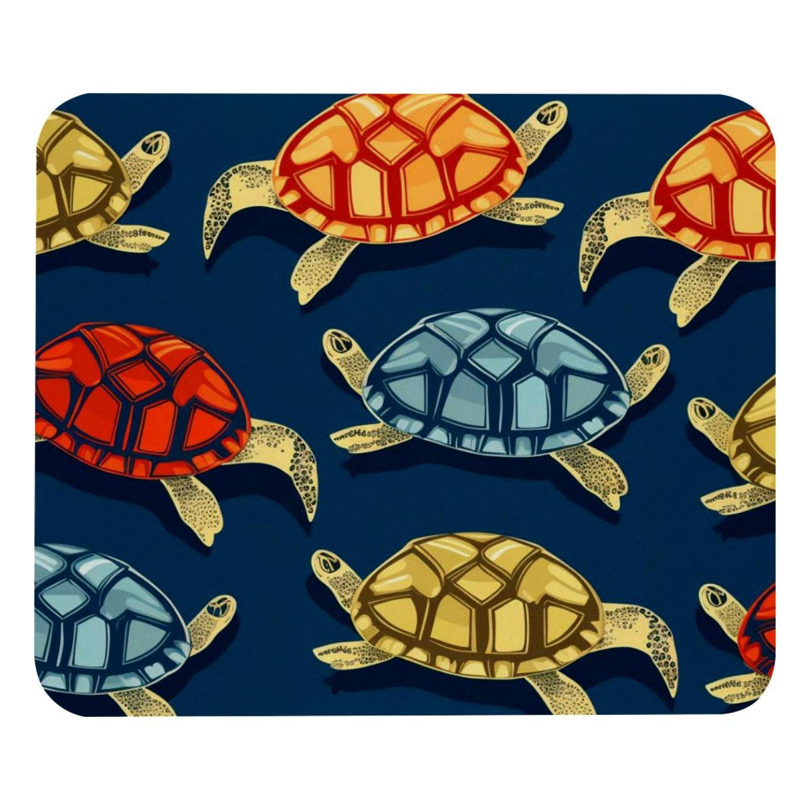 Sea Turtle Mouse Pad, Rubber Base Computer Mouse Pads for Wireless ...