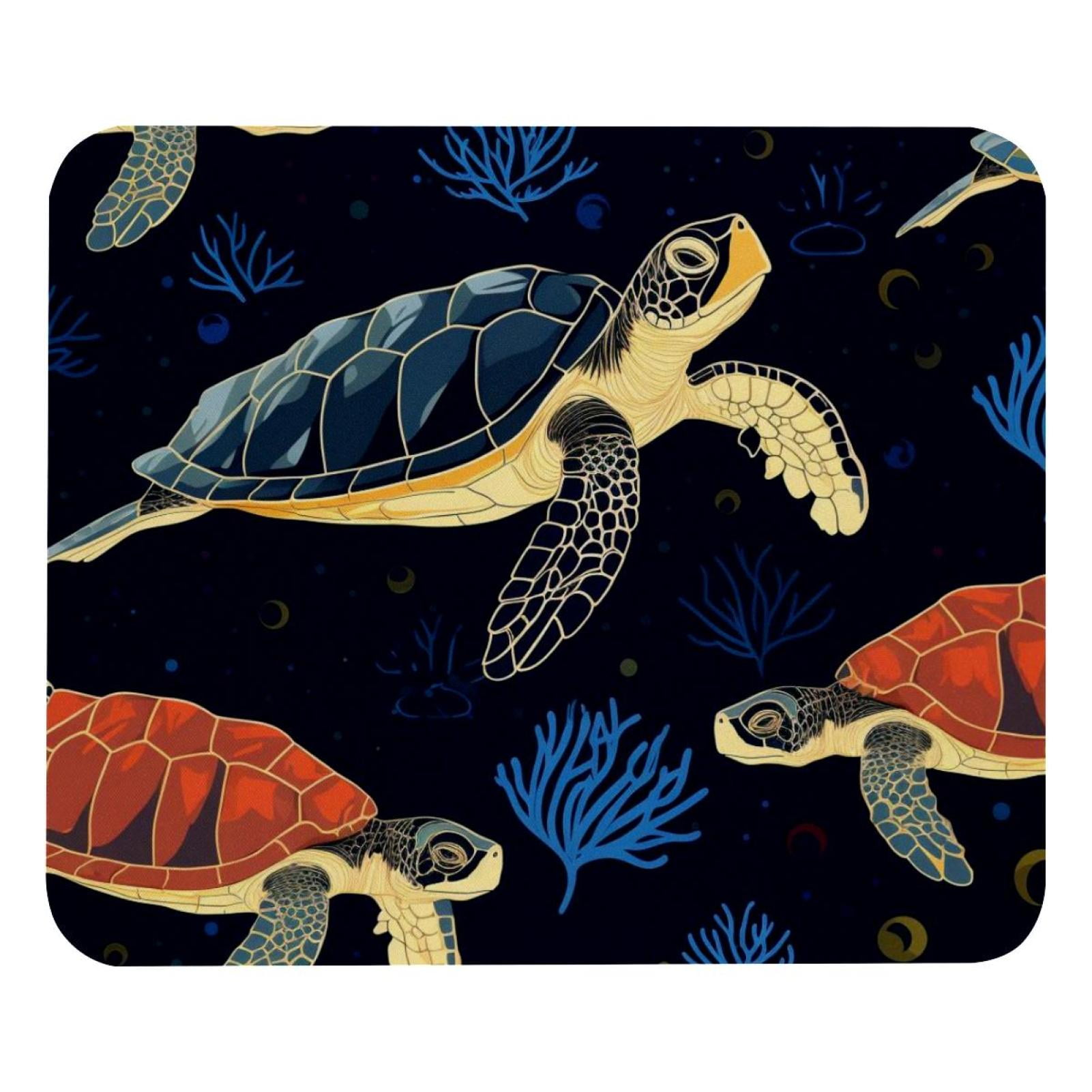 Sea Turtle Mouse Pad, Smooth Mouse Mat, Computer Mouse-pad for Wireless ...