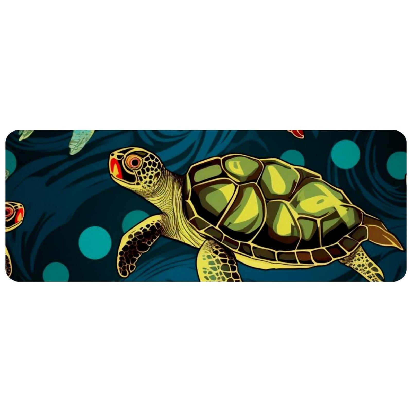 Sea Turtle Mouse Pad for Laptop Wireless Mouse Home Office Travel ...