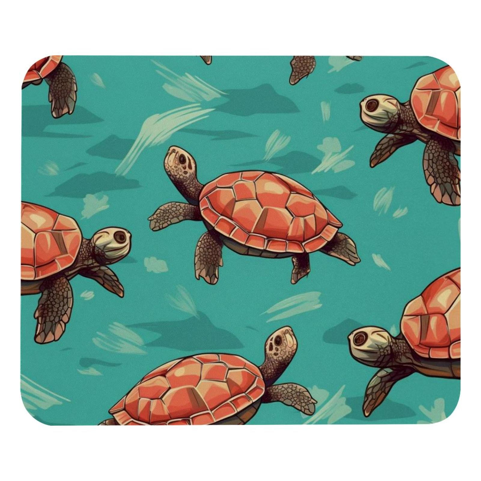 Sea Turtle Mouse Pad for Wireless Mouse Home Office Desk Laptop with ...