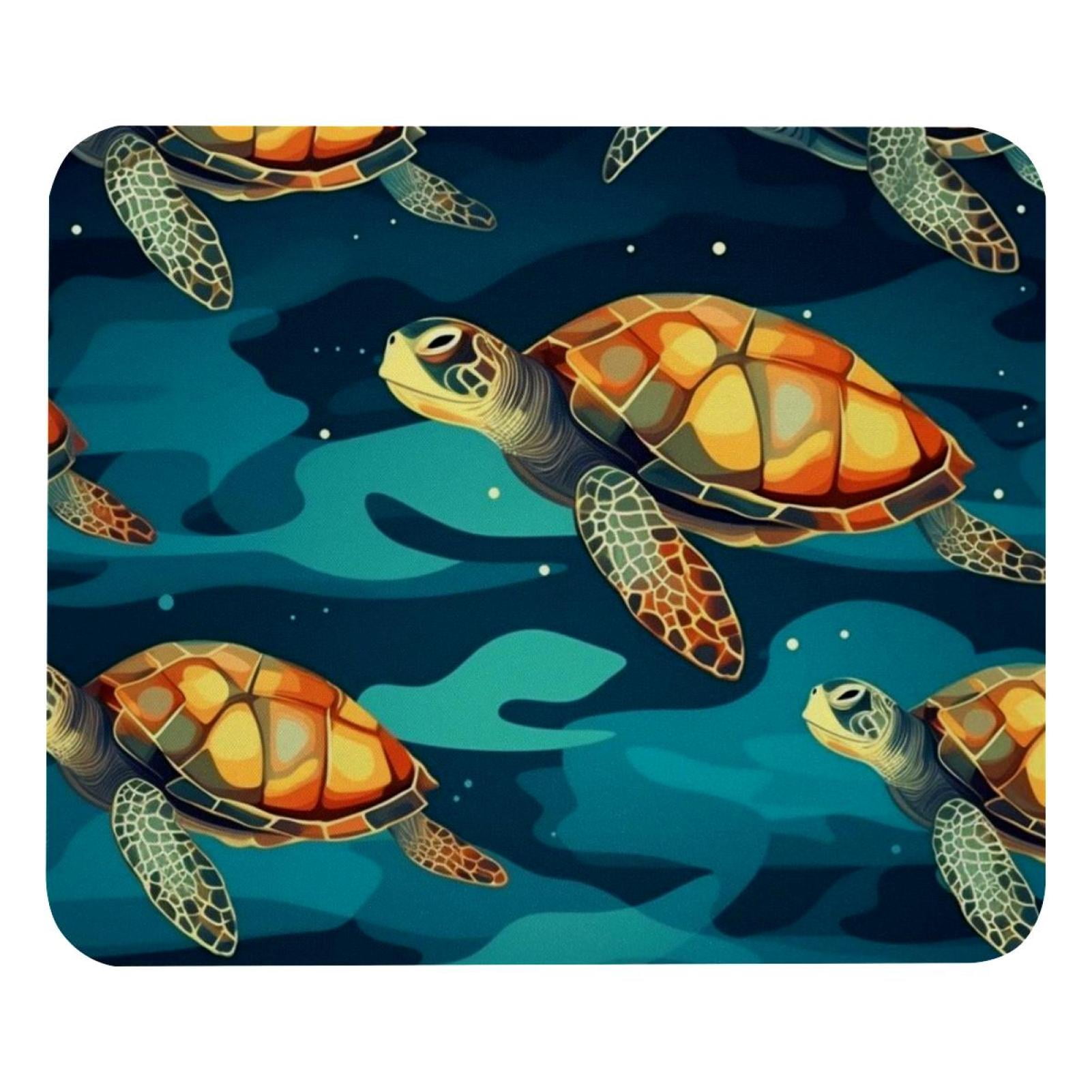 Sea Turtle Mouse Pad for Wireless Mouse Home Office Desk Laptop with ...