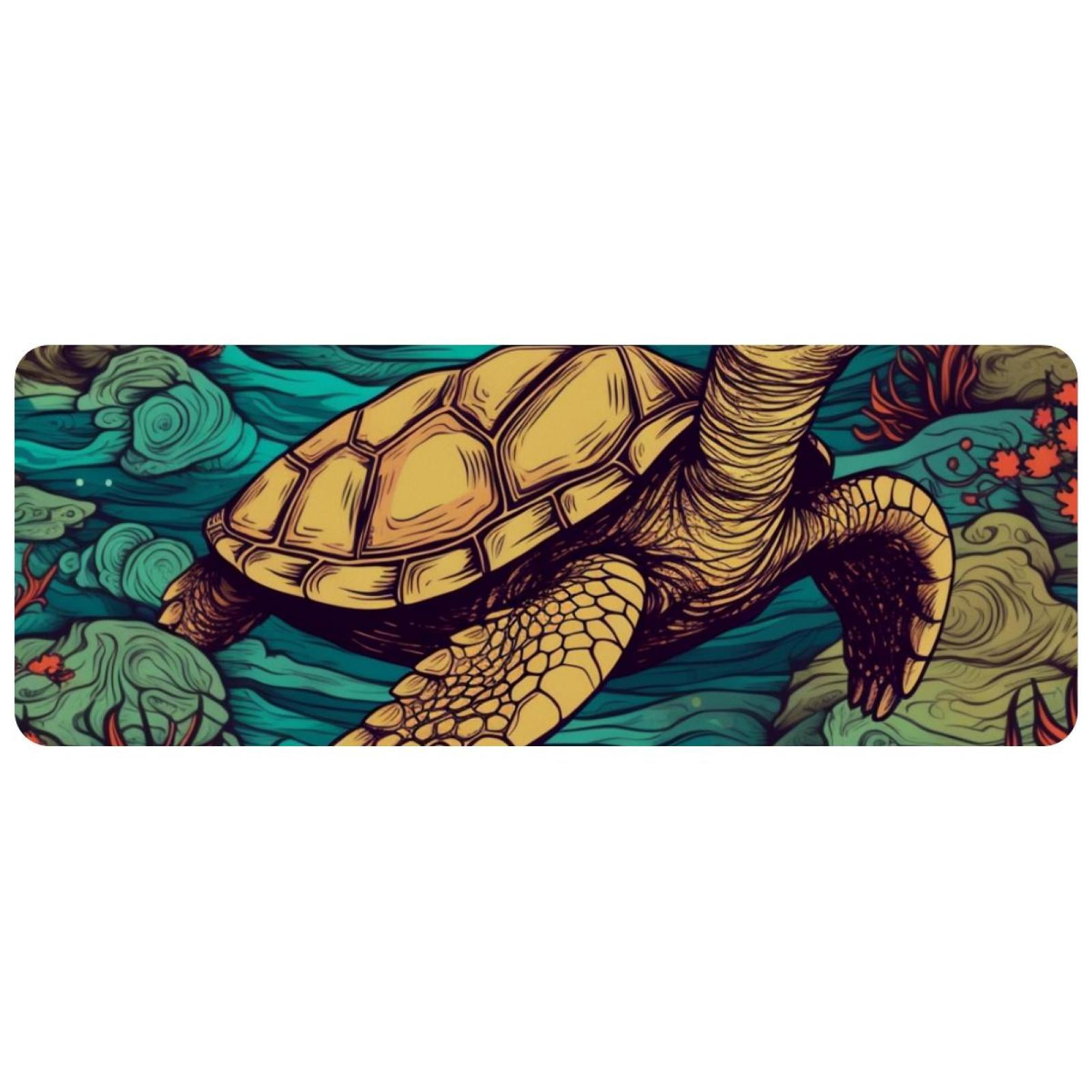 Sea Turtle Mouse Pad for Wireless Mouse Home Office Desk Laptop with ...