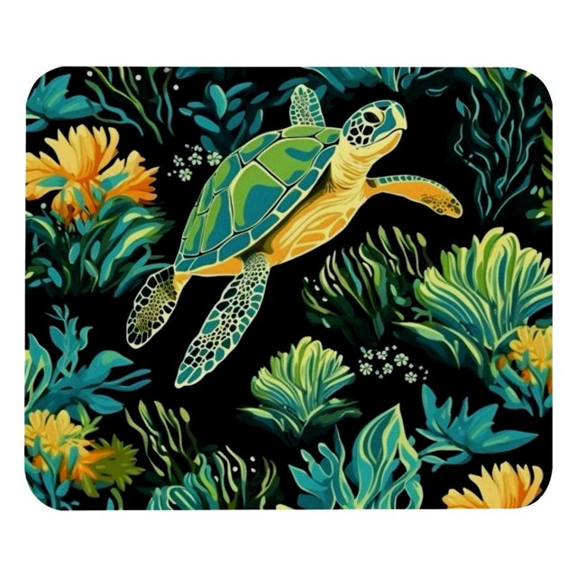 Sea Turtle Mouse Pad for Wireless Mouse Home Office Desk Laptop with ...