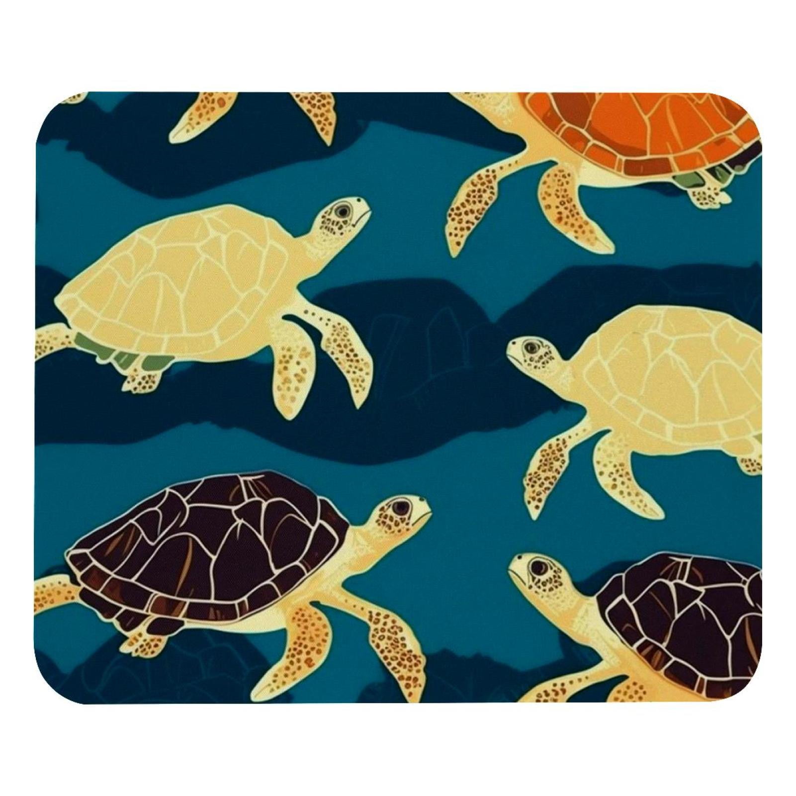 Sea Turtle Mouse Pad for Wireless Mouse Home Office Desk Laptop with ...