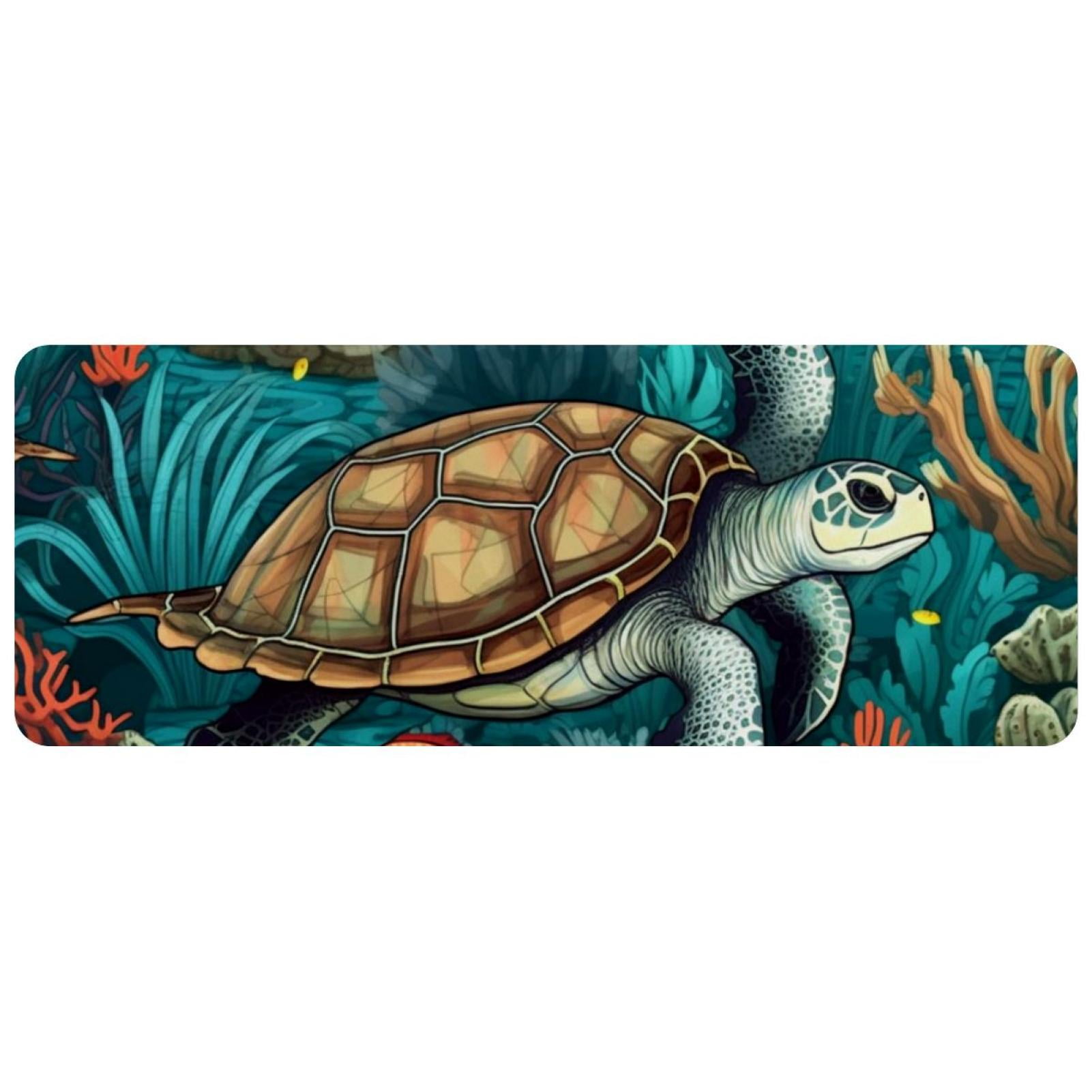 Sea Turtle Mouse Pad for Wireless Mouse Home Office Desk Laptop with ...