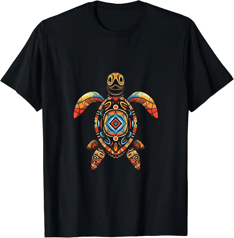 Sea Turtle Native American Tribal Indian Tribes Indigenous T-Shirt ...