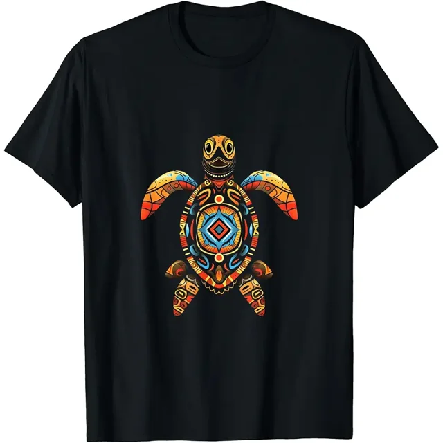 Sea Turtle Native American Tribal Indian Tribes Indigenous T-Shirt ...