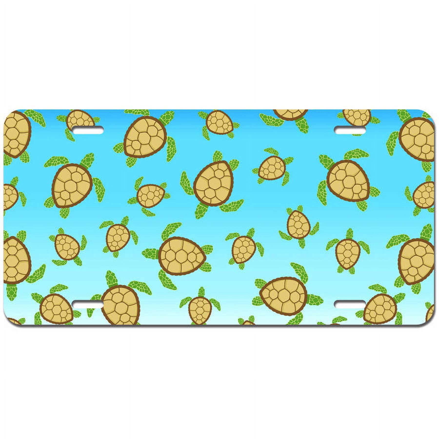 Sea Turtle Novelty Metal Vanity License Tag Plate - Walmart.com