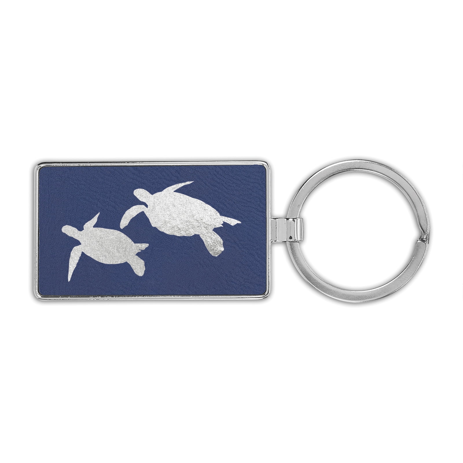 Sea Turtle Premium Leatherette Keychain scuba dive turtles - Blue ...