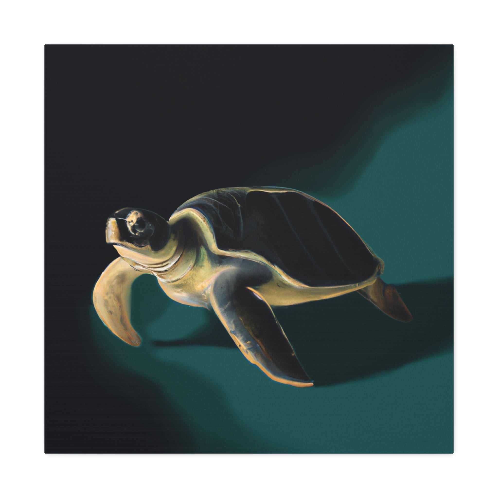 "Sea Turtle Reflection" - Canvas - Walmart.com