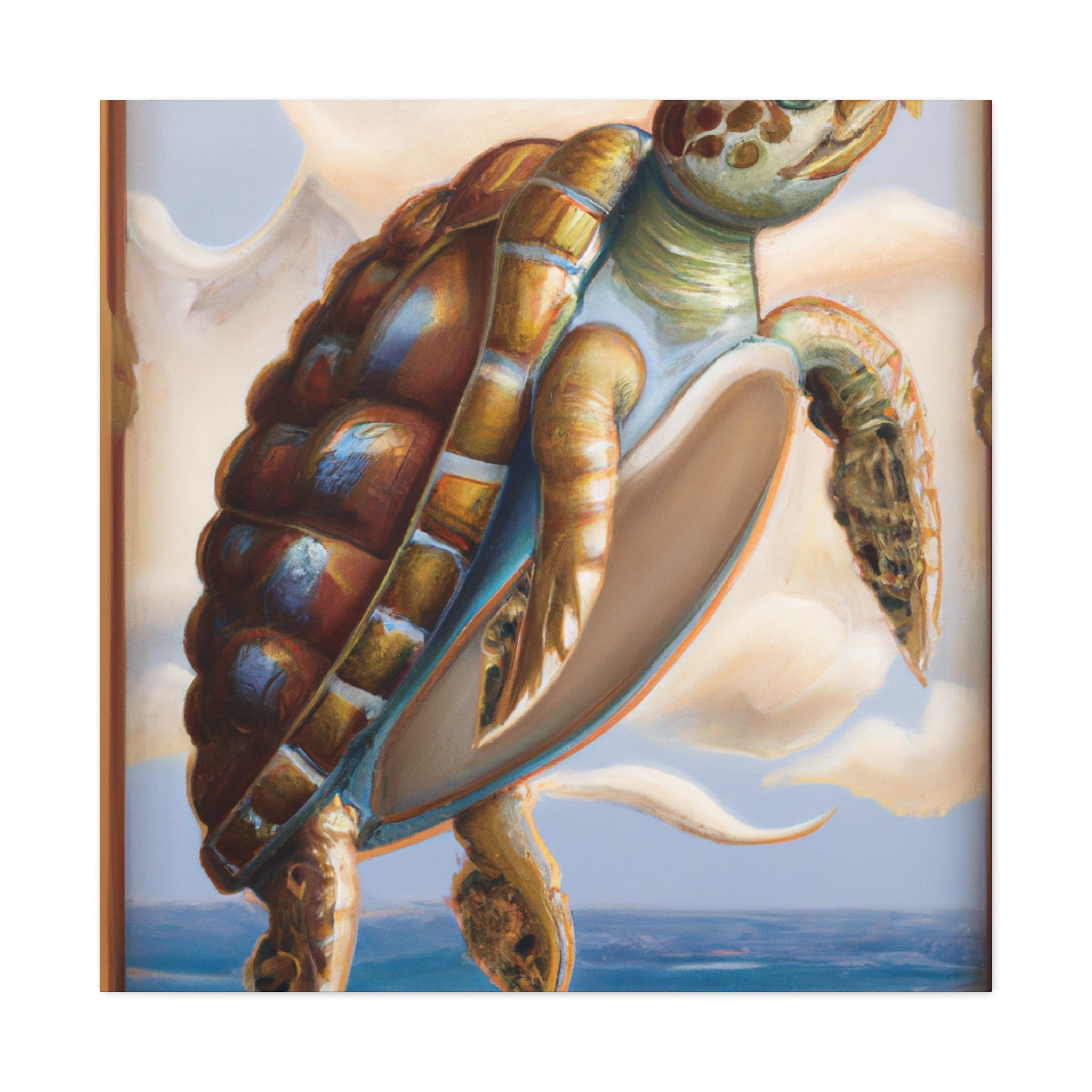 "Sea Turtle Reflection" - Canvas - Walmart.com