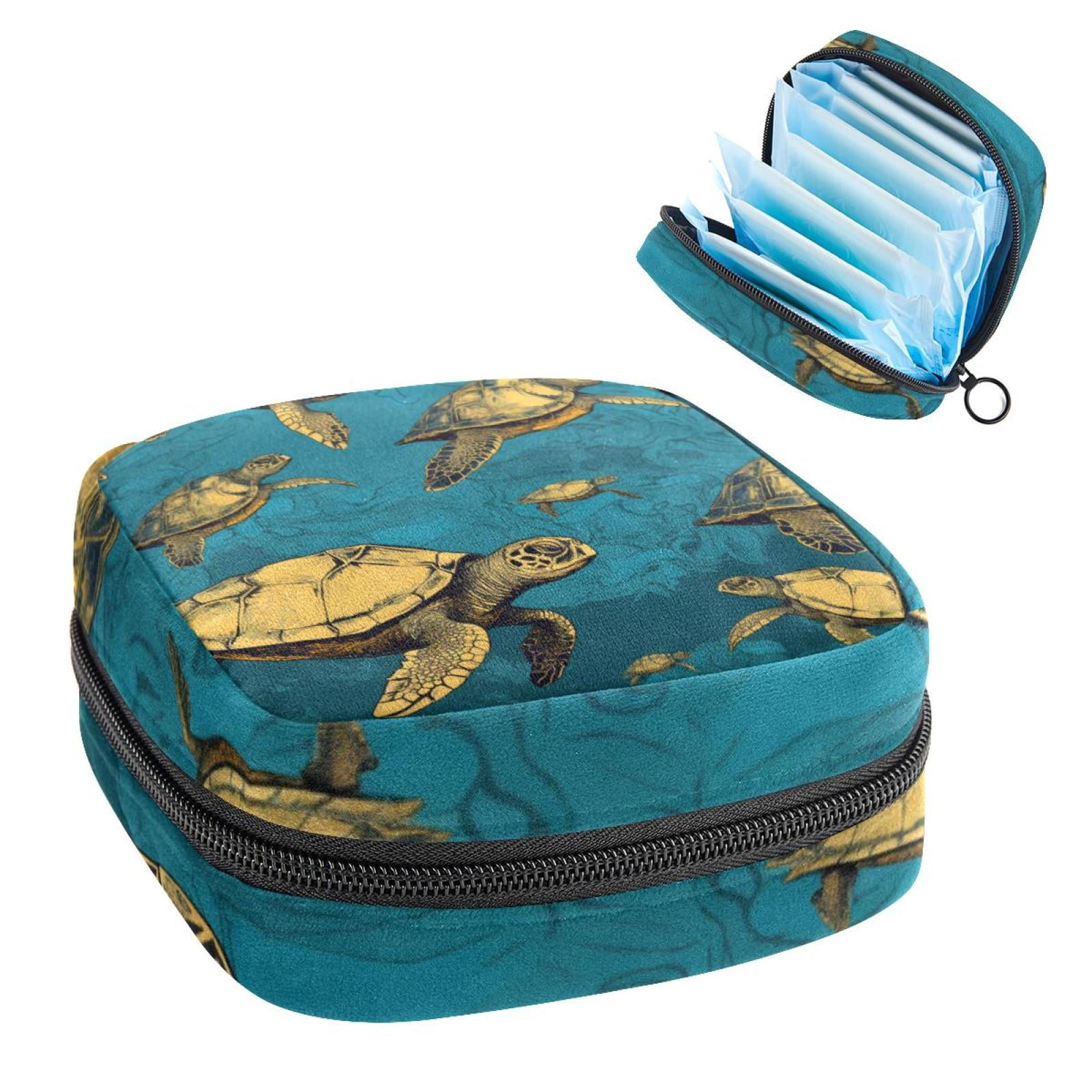 Sea Turtle Small Bag Sanitary Napkin Bag Mini Pouch for Purse Small ...