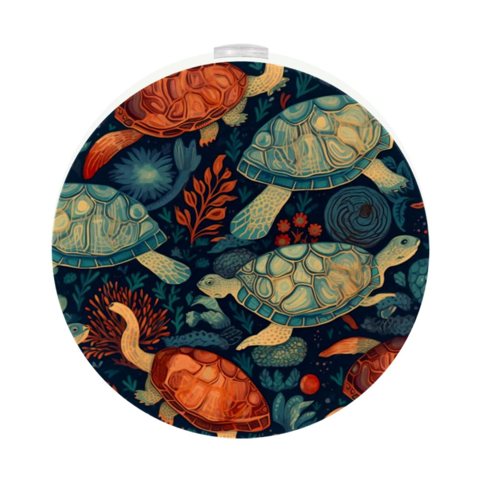 Sea Turtle Small LED Wall Night Light - Set of 2, Induction Light ...