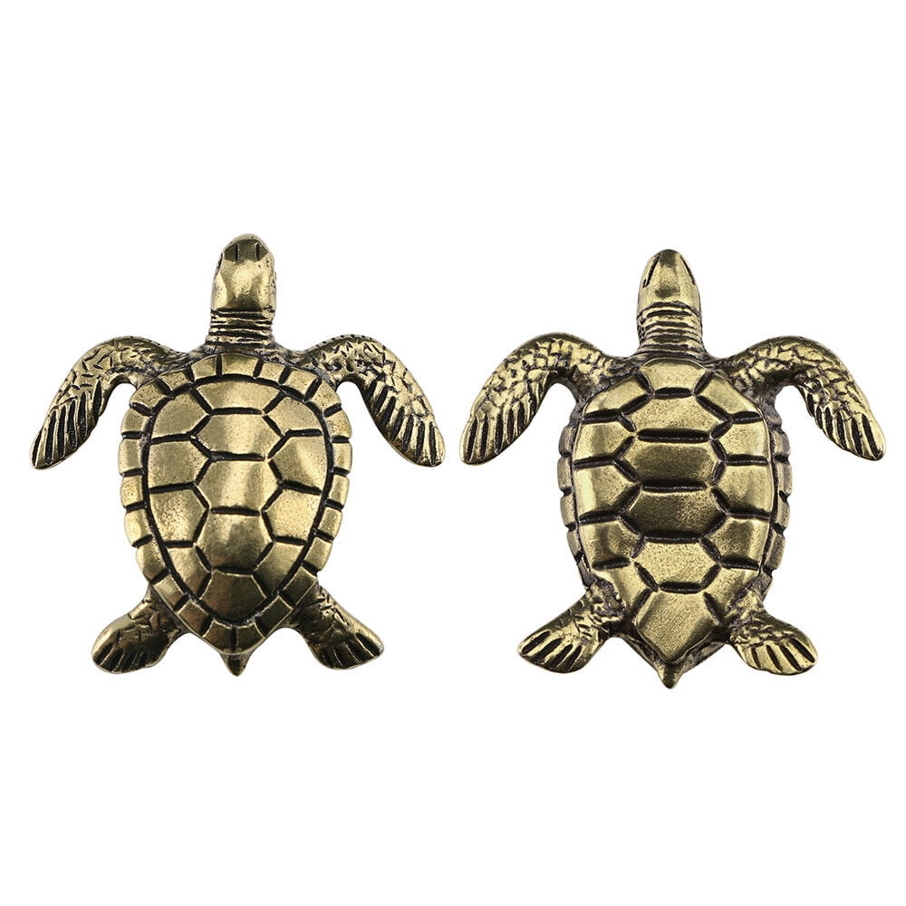 Sea Turtle Statue Ornament Animal Statue Toys Desktop Decoration Crafts ...