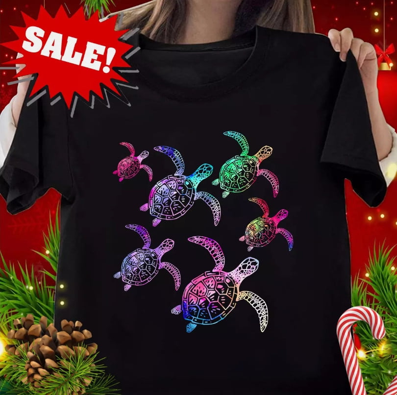Sea Turtle T-Shirt for Women Teen Girl, Women Turtle Tee - Walmart.com