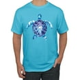 Sea Turtle Tie Dye Art Animal Lover Men's Graphic T-Shirt, Light ...