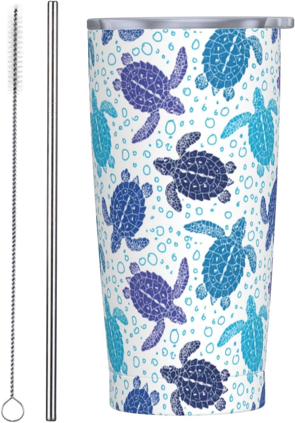 Sea Turtle Tumbler 20oz Turtles Stainless Steel Insulated Tumblers with ...
