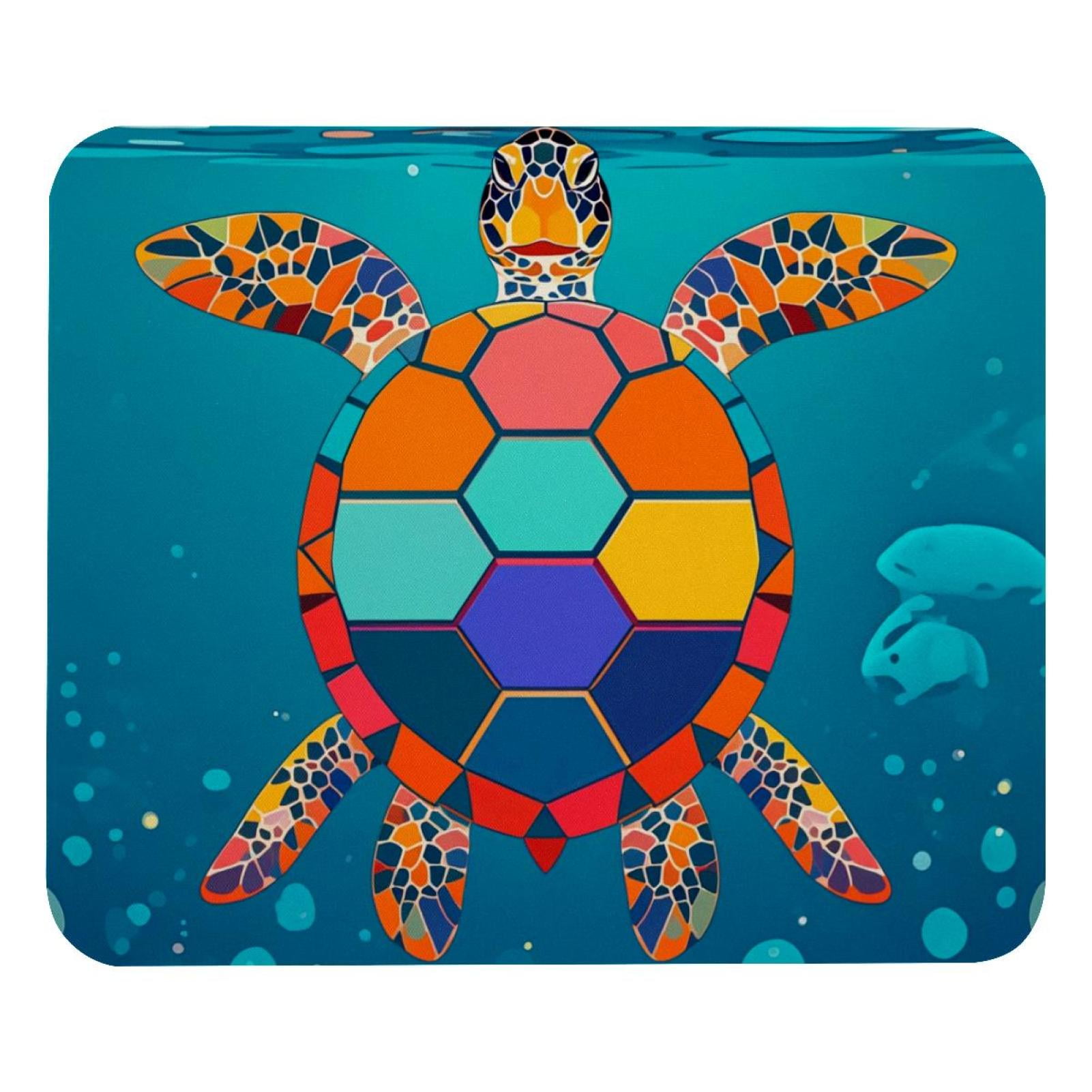 Sea Turtle Underwater Ocean Mouse Pad - Smooth Surface, Mousepad Thick ...