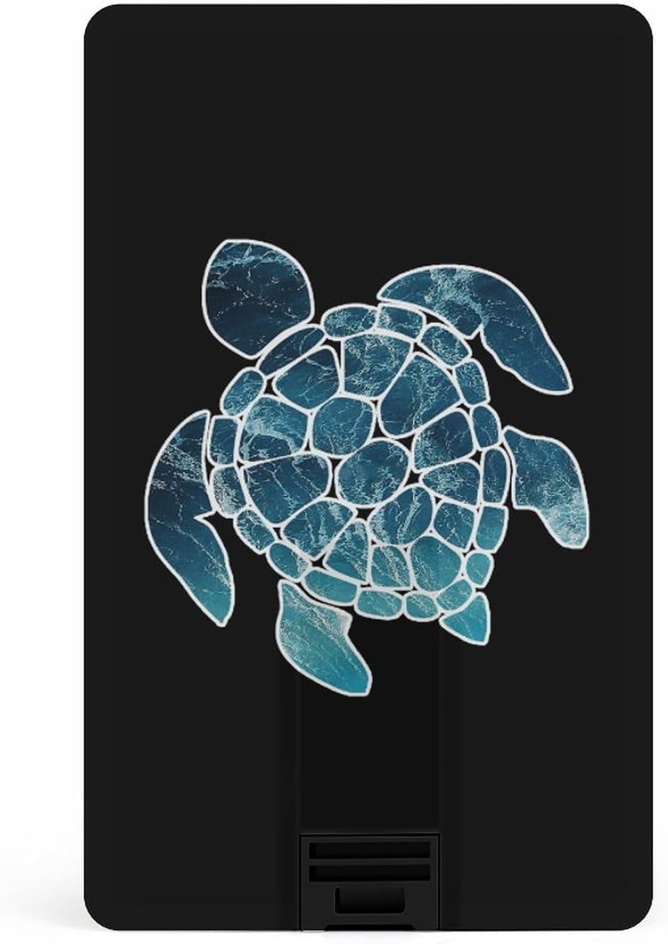 Sea Turtle Usb Flash Drive Credit Card Design Memory Stick U Disk Thumb ...