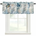 Sea Turtle Valances for Windows Marine Life Corals Shell Starfish ...