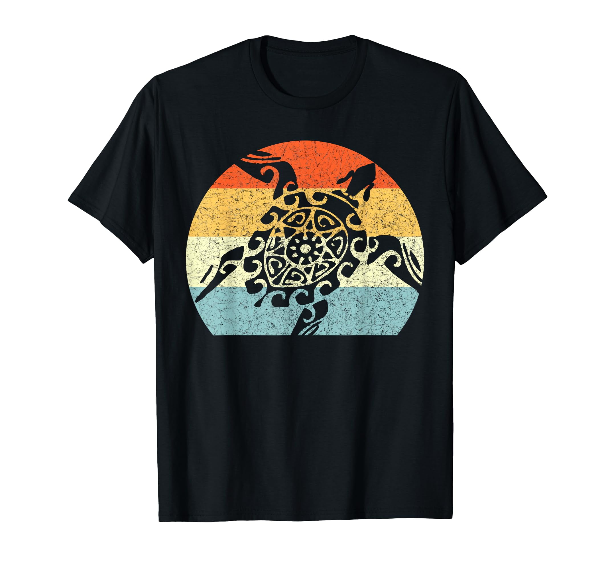 Sea Turtle Vintage Retro Throwback Vacation T-Shirt - Walmart.com