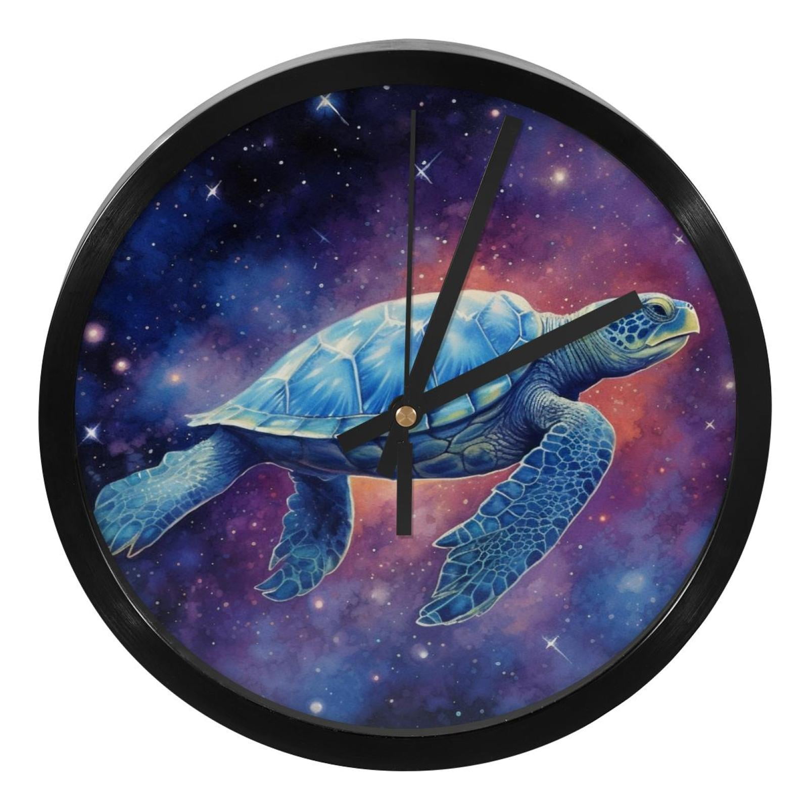 Sea Turtle Wall Clock for Home, Office, Classroom | Mother's Day Decor ...