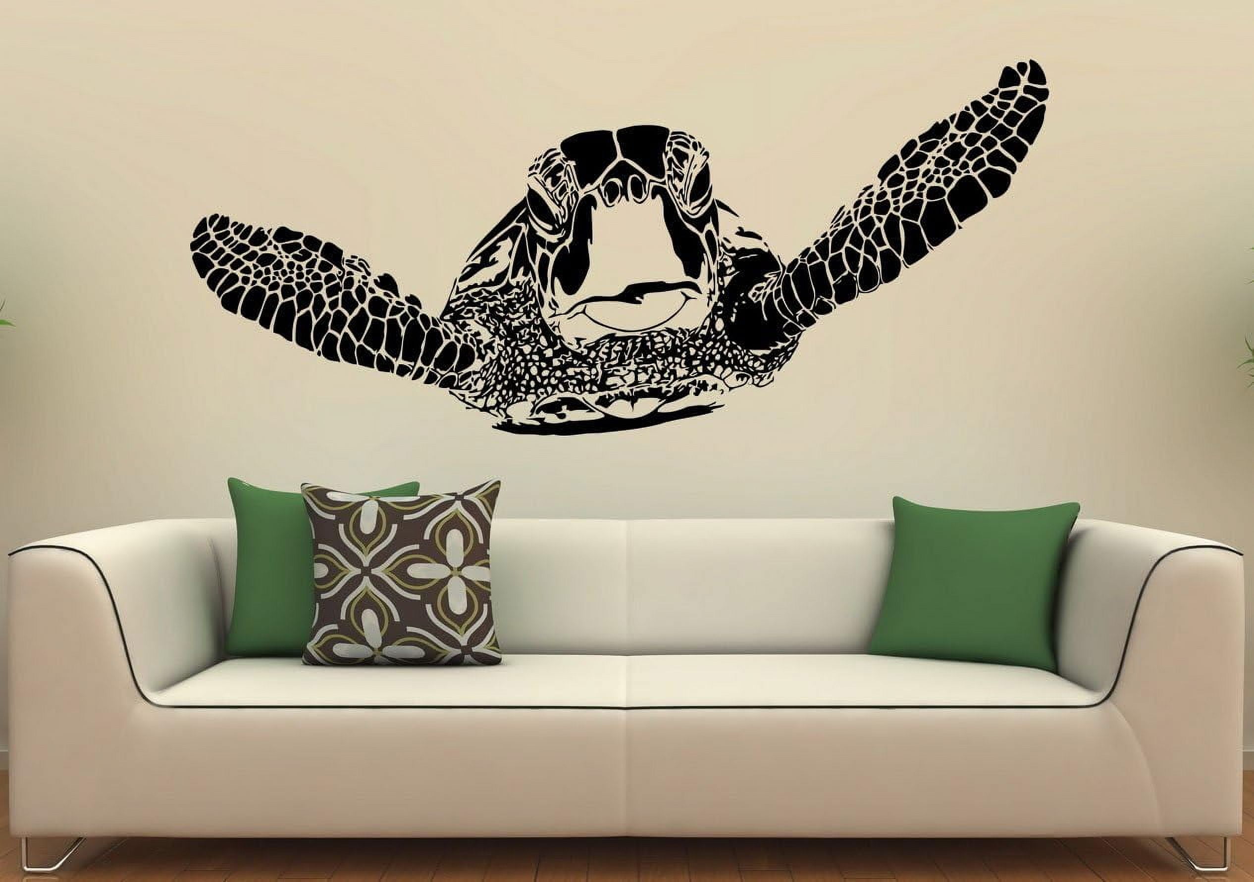Sea Turtle Wall Decal Wall Vinyl Sticker Ocean Sea Animals Interior ...