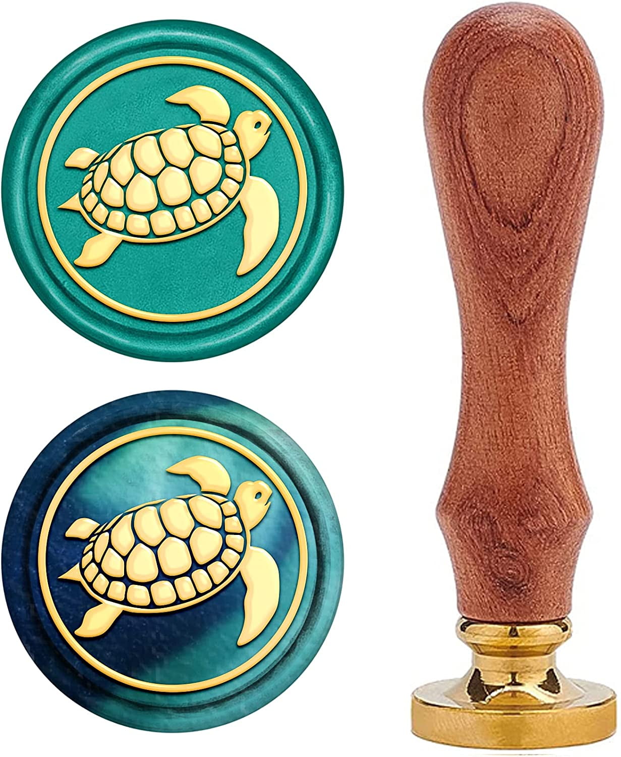 Sea Turtle Wax Seal Stamp 25mm Ocean Summer Sealing Stamps Vintage ...