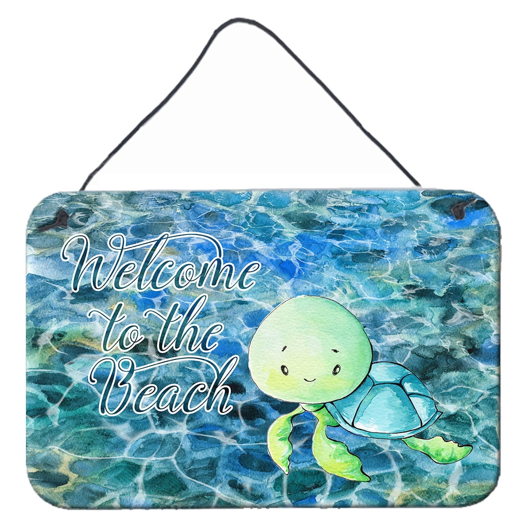 Sea Turtle Welcome Wall or Door Hanging Prints - Walmart.com