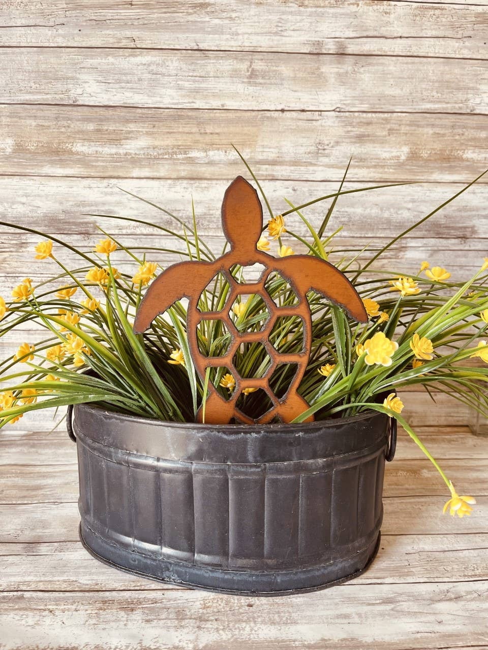 Sea Turtle Yard Stake Garden Art - Walmart.com